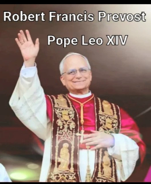 POPE LEO XIV Robert Francis Prevost Fridge Magnet laminated PLASTIC 2.2X3.2 INCH £4.79 - PicClick UK