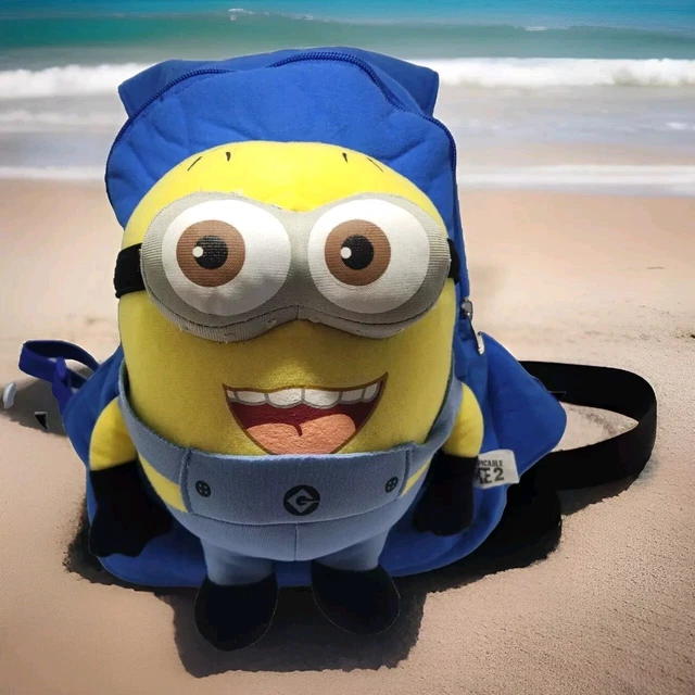 MINIONS BACKPACK DAVE Minion Despicable Me Plush Minion Backpack Soft ... MINIONS BACKPACK DAVE Minion Despicable Me Plush Minion Backpack Soft ...