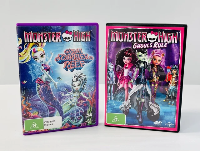 MONSTER HIGH MOVIES DVD Bundle of 2 PAL 4 Mattel (Tracked Package) EUR ...
