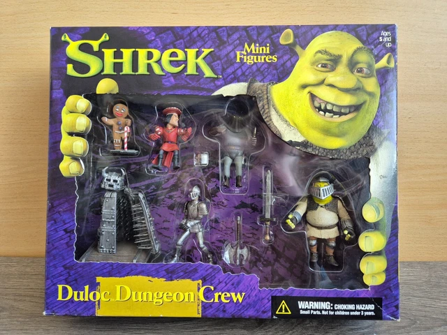SHREK DULOC DUNGEON Crew mini figures Set OPENED BOX £59.99 - PicClick UK