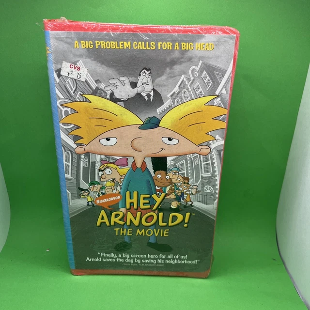 NICKELODEON HEY ARNOLD The Movie VHS Cassette 2002 Red Clamshell Case ... NICKELODEON HEY ARNOLD The Movie VHS Cassette 2002 Red Clamshell Case ...