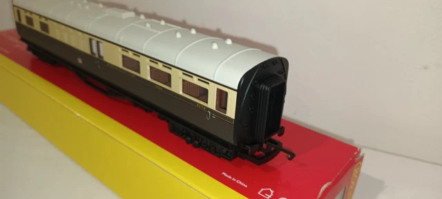 OO GAUGE UNUSED Hornby R4151b Collett Restaurant Car Coach GWR Brown ...