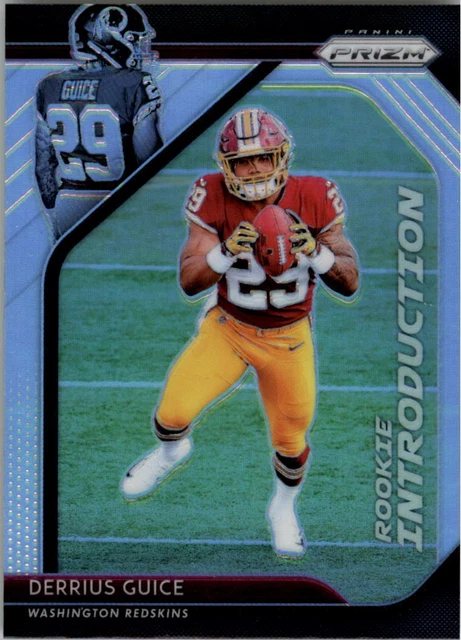 2018 PANINI PRIZM recrue introduction Prizms #21 Derrius Guice - Neuf ...