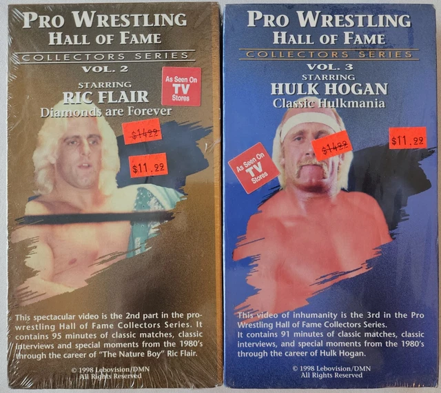 PRO WRESTLING HALL Of Fame Collectors Series Volumes 2 & 3 - Sealed $29 ...
