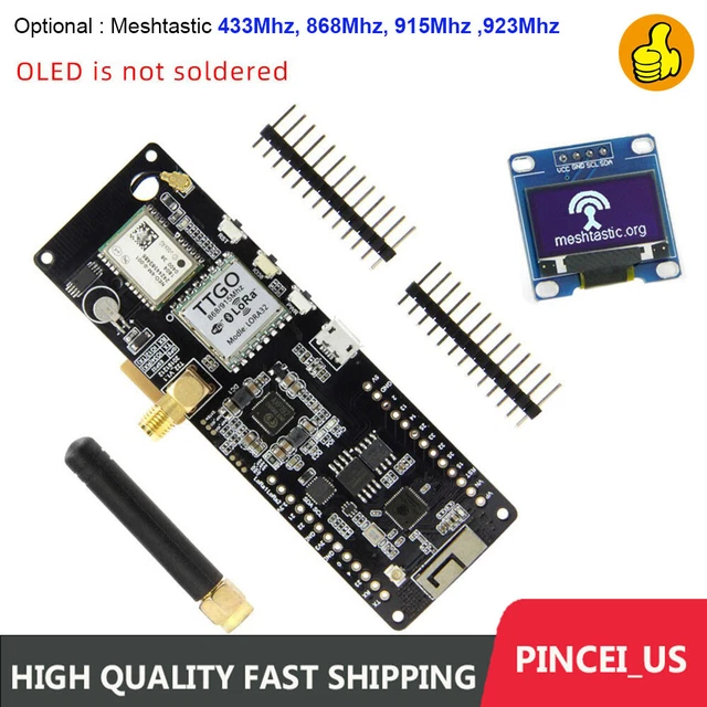 LILYGO MESHTASTIC T-BEAM V1.2 ESP32 LoRa GPS Wifi Bluetooth Entwicklungsboard EUR 50,16 ...