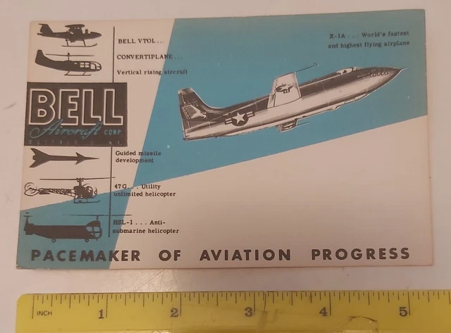 RARE (BUFFALO,NY) &BELL Aircraft Corp. - Pacemaker Of Aviation ...