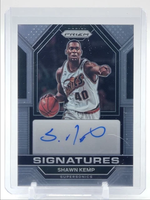 SHAWN KEMP 2022-23 Panini Prizm Basketball Autographe Auto Q2045 EUR 2 ...