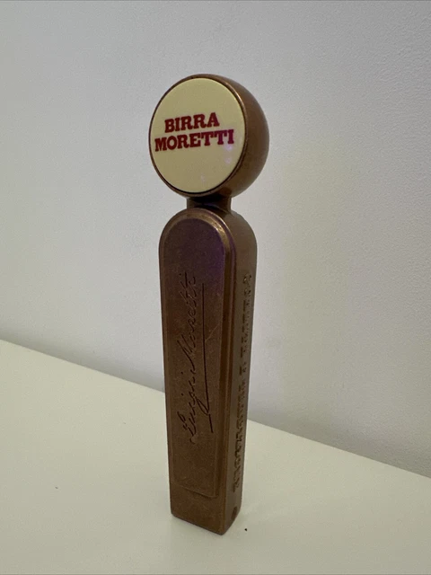 NEW BIRRA MORETTI beer Tap Handle, font , Tbar, Man Cave, Home Bar £8. ...
