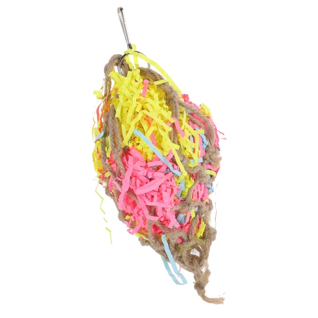BIRDS SUPPLIES TOYS Parrots Wire Mesh Belt Playthings Parrot Chewing ...