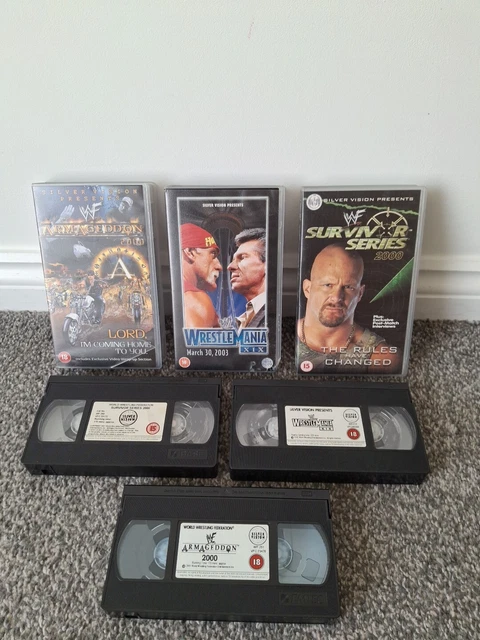 WWF VHS TAPES £10.00 - PicClick UK