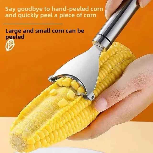 304 STAINLESS STEEL Thresher Corn Slicer Peeler Kitchen Household Corn ...