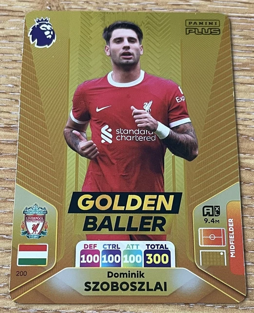 CARTA PANINI ADRENALYN Xl Plus 2024 Dominik Szoboszlai Liverpool Ballerino D'oro EUR 7,00 ...