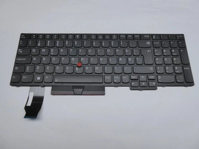 LENOVO THINKPAD T15 Gen. 1 Original Keyboard Danish Layout 5N20V78116 ...