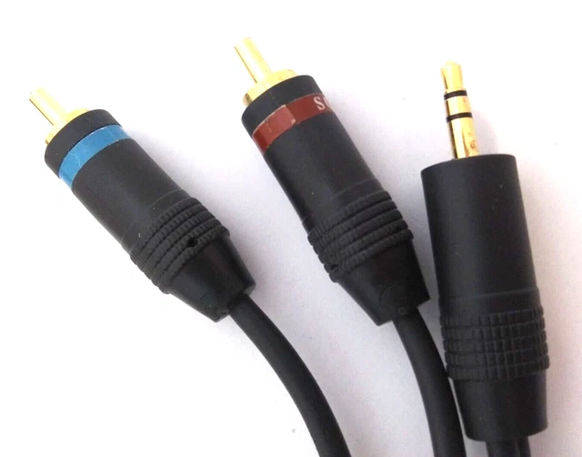SOLUTIONS S-VIDEO AND Audio Cable Black And Color Coated $15.93 ...