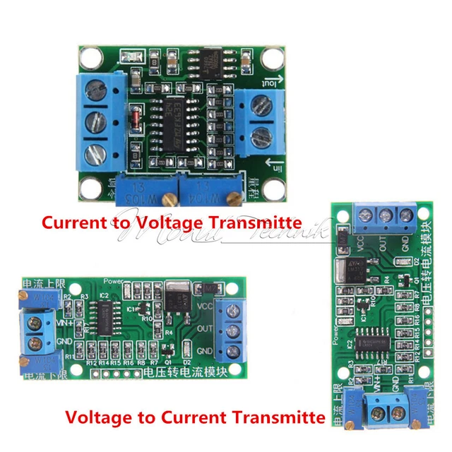 CURRENT VOLTAGE TRANSMITTER 4-20mA/0-5V Insulation Signal Converter ...