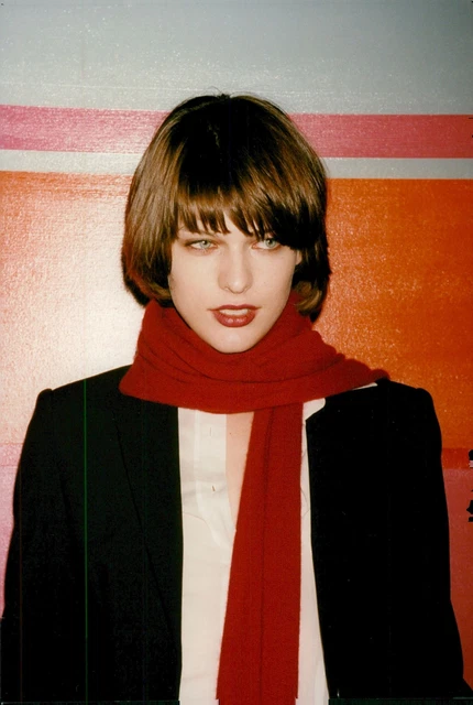 PORTRAIT OF THE actress and model Milla Jovovich - Vintage Photograph ...