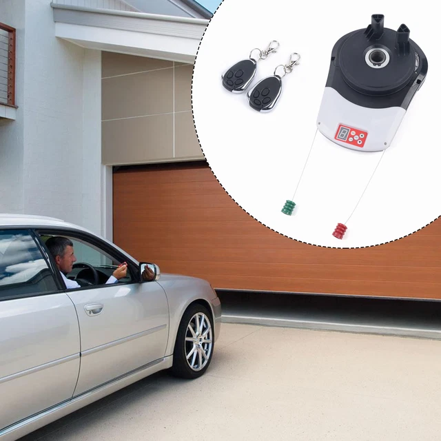 AUTOMATIC GARAGE ROLL Up Roller Door Opener Motor 100W w/ Remote ...