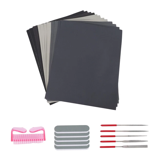 23 PCS RESIN Casting Tools Set, Epoxy Resin Polishing Kit, 12 Sand ...