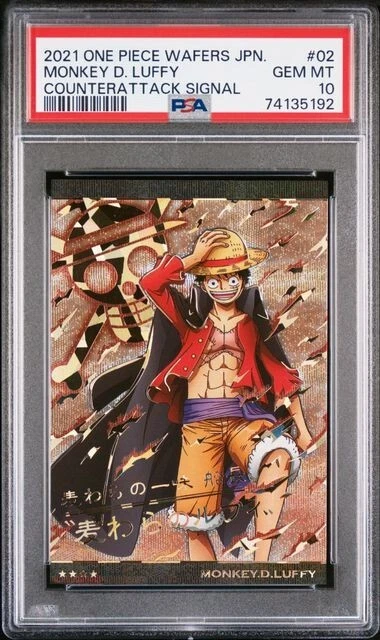 ONE PIECE JAPANESE Monkey D Luffy - PSA 10 GEM Mint $110.00 - PicClick AU