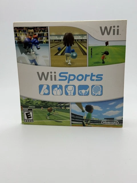 WII SPORTS NINTENDO Wii 2006 CIB TESTED In Cardboard Sleeve Manual Mint ...