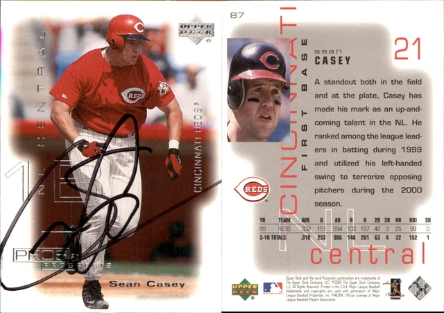 SEAN CASEY SIGNÉ 2000 avantages et perspectives du pont supérieur #87 ...