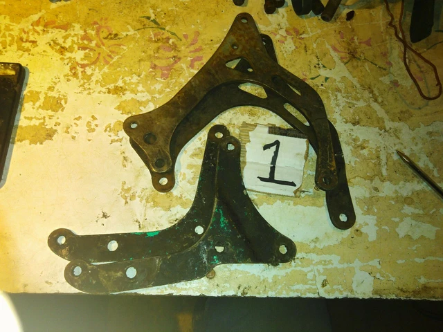 VINTAGE BSA PRE unit engine to frame / gearbox plates spare parts or ...