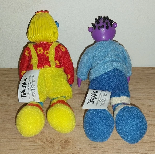 MCDONALDS PLUSH TWEENIES Figures CBeebies Milo & Bella cuddly toys ...