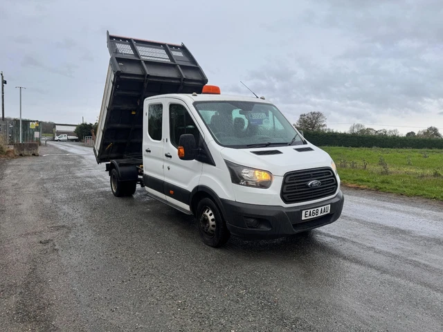 FORD TRANSIT 2.0 350 EcoBlue Double Cab tipper 4dr Diesel Manual RWD ...
