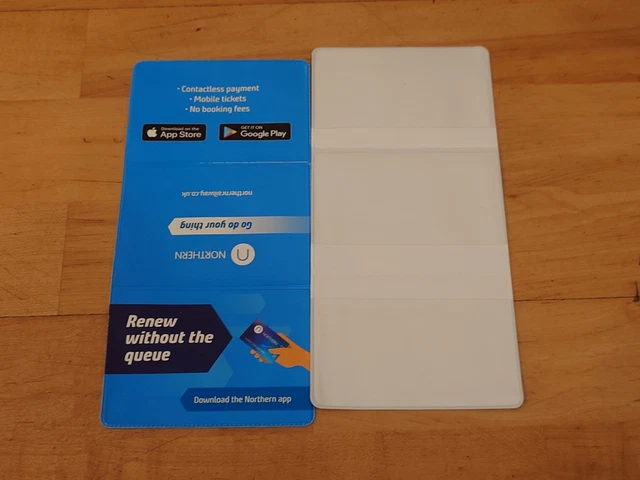 NORTHERN RAIL TICKET Wallet (Northern Trains) £8.10 - PicClick UK