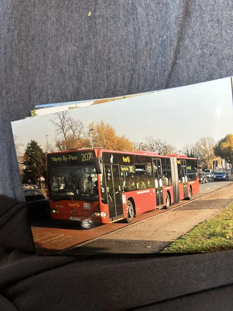 CLASSIC BUS PHOTO Mercedes Citaro Bendy Bus First LX05 FCV london £0.99 ...