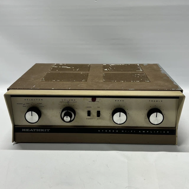 HEATHKIT MODEL AA-32 Stereo Hi-Fi Amplifier RARE AA32 Power Amp Tube ...