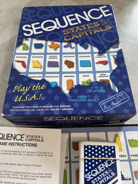 SEQUENCE STATES AND Capitals Board Game 100% Complete EUR 22,80 ...