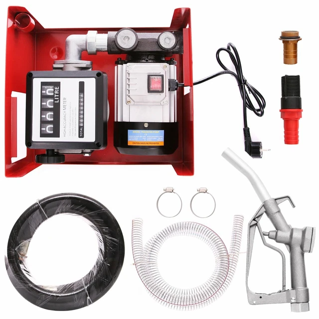 ELETTROPOMPA DIESEL GASOLIO Travaso Pompa 60L/min 220V Pistola Erogatore EUR 226,00 - PicClick IT