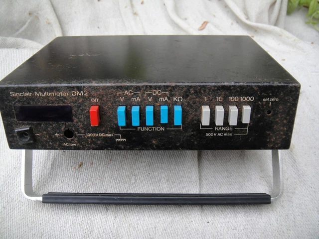 RARE MID 1970’S Sinclair DM2 Digital Multimeter, For Restoration £20.00 ...