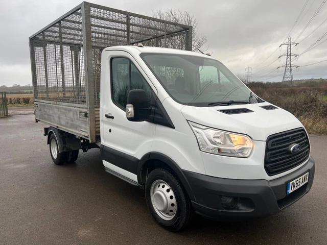 FORD TRANSIT 350 Caged Tipper 65 Plate 12 Months MOT Excellent Cond ...