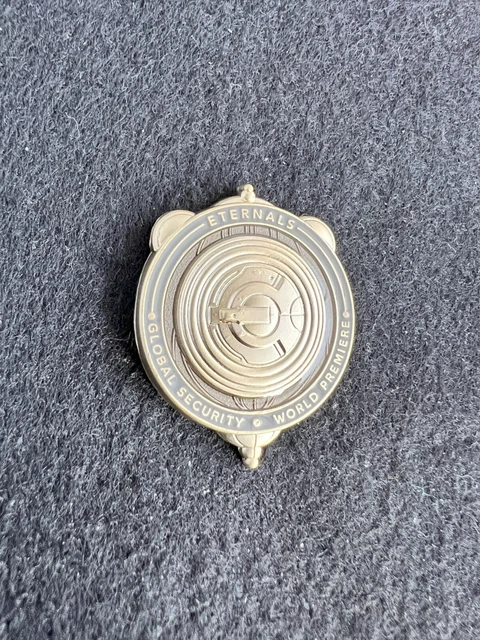 DISNEY MARVEL ETERNALS World Premiere Global Security Staff Pin VHTF ...