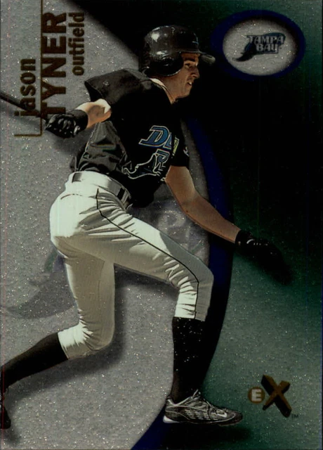 CARTE DE BASEBALL 2001 E-X Tampa Bay Devil Rays #121 Jason Tyner/2249 ...