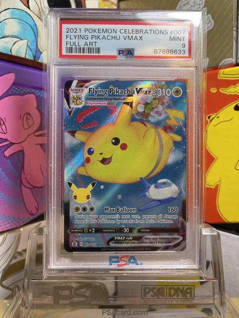 POKÉMON TCG FLYING Pikachu VMAX Celebrations 007/025 Holo Ultra Rare EUR 28,90 - PicClick DE