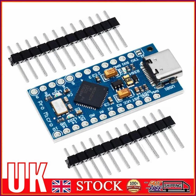 PRO MICRO MODULE Voltage Regulator ATmega32U4 5V/16MHz Module ...
