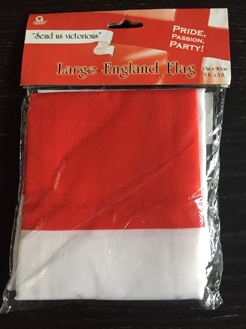 LARGE ENGLAND FLAG 5ft X 3ft By Amscan £4.27 - PicClick UK