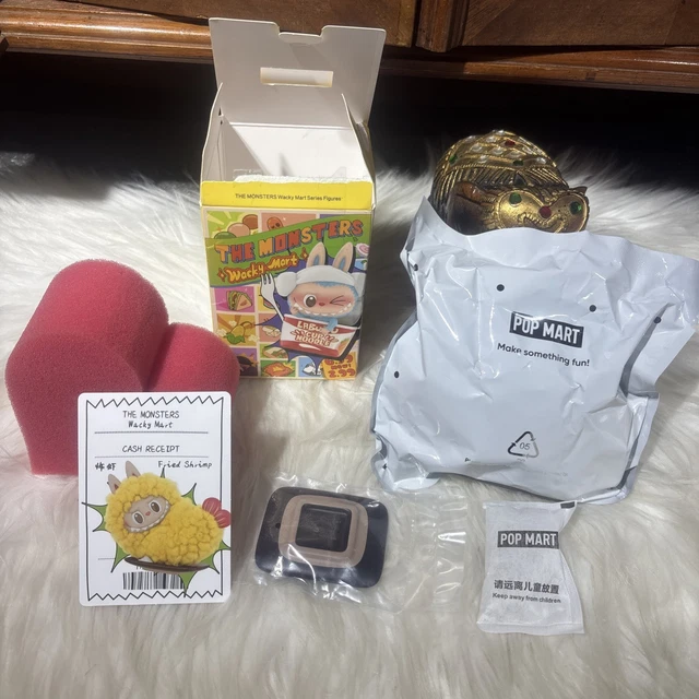 ORIGINAL LABUBU POP Mart The Monsters Wacky Mart Series Figur - FRIED ...