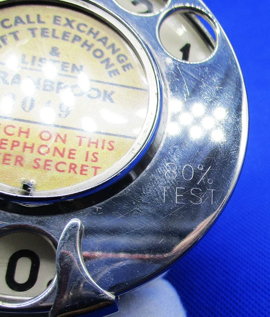 VINTAGE BAKELITE GPO TELEPHONE DIAL No 15 £26.70 - PicClick UK