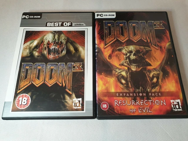 DOOM 3 AND Expansion Pack Resurrection Of Evil PC CD ROM £7.47 - PicClick UK