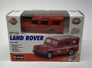 KIT MODÈLE LAND Rover Aziza métal moulé sous pression Burago 49310 1:43 ...