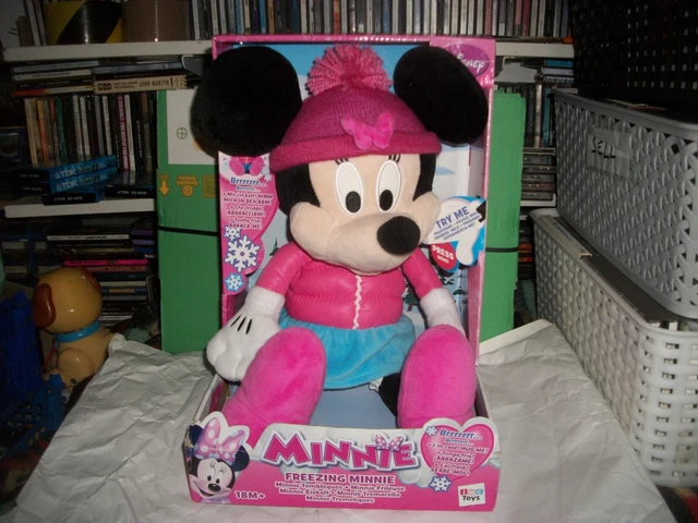DISNEY MINNIE MOUSE Freezing Minnie Toy By IMC TOYS Plush Toy Unused ...
