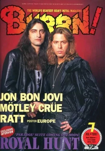 MUSIC MAGAZINE WITH Supplement Burrn July 1997 Issue £36.61 - PicClick UK