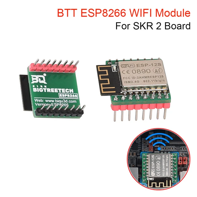BIGTREETECH ESP8266 WIFI Module ESP-12S ESP01S For SKR 2 Board Ender 3 V2 Printe EUR 9,54 ...