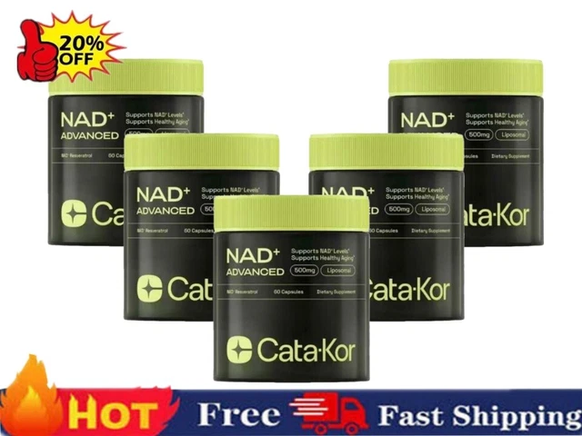 1-5X NAD+ ADVANCED 500mg Supplement for Anti-Aging, Energy,Focus ...