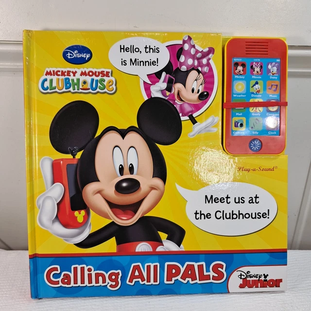 DISNEY JUNIOR MICKEY Mouse Clubhouse Calling All Pals My Own Phone Book ...