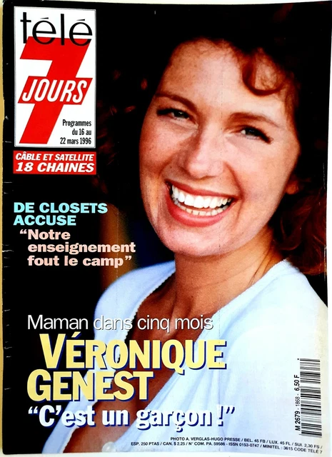 TÉLÉ 7 JOURS N°1868 Du 16/03 Au 22/03/1996 : V. Genest / Yves Simon [Ttbe] EUR 3,90 - PicClick FR